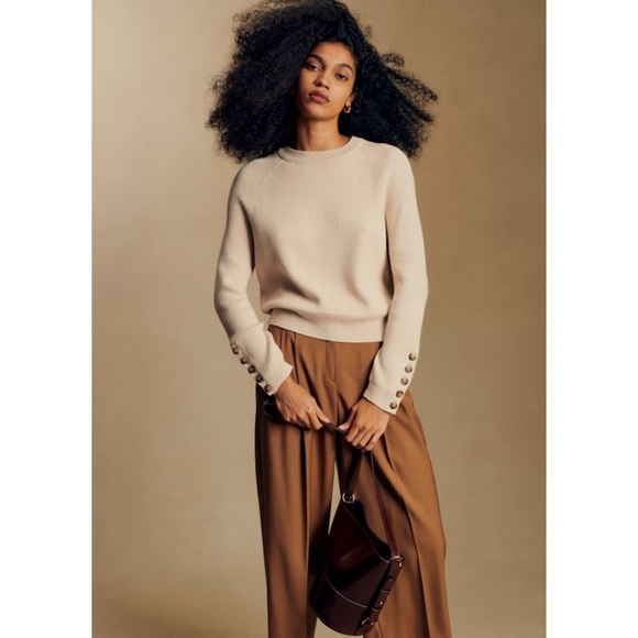 Sezane | Sweaters | Sezane Sami Jumper In Natural Beige S | Poshmark